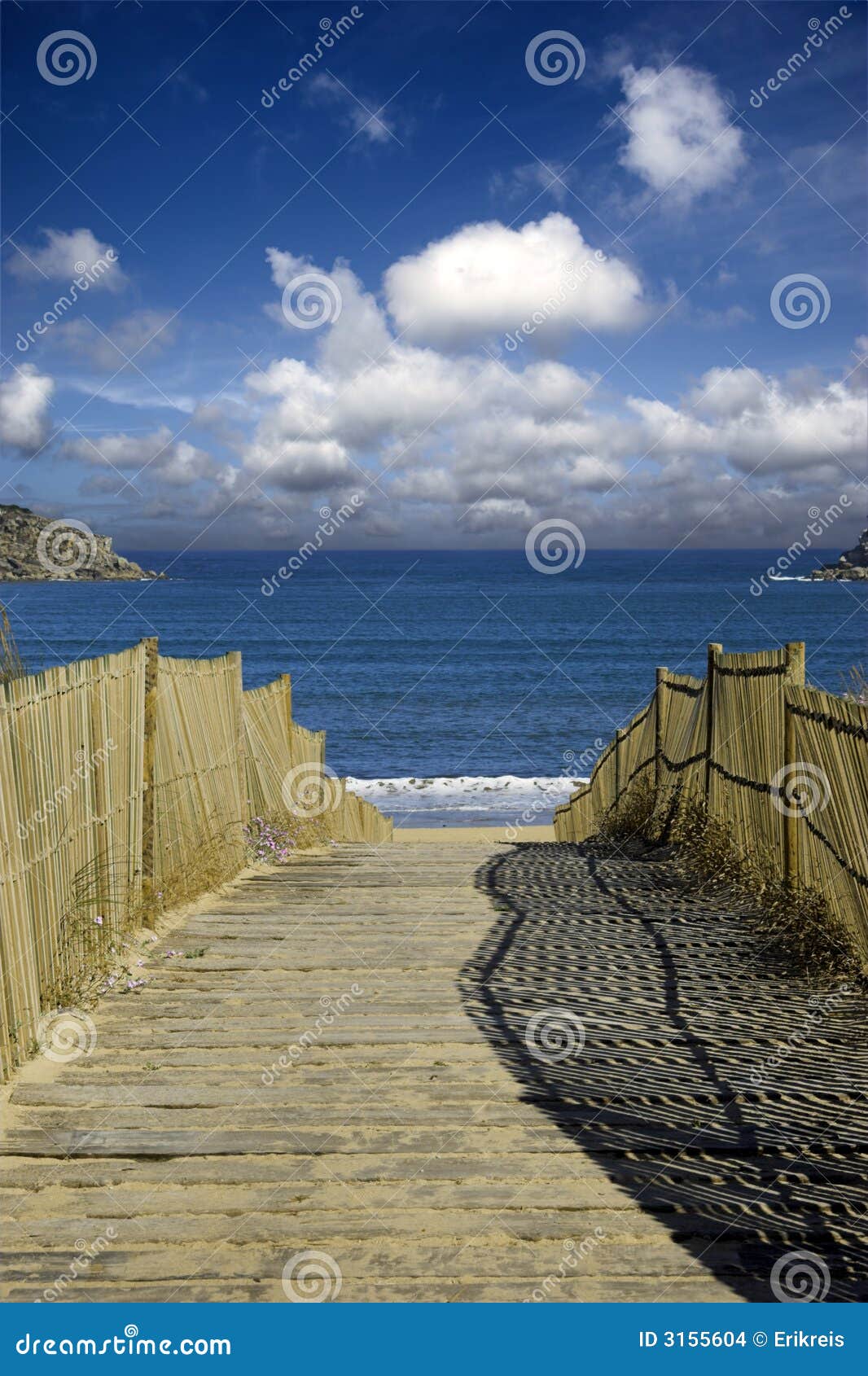 Path to the Beach stock photo. Image of blue, lead, landscape - 3155604