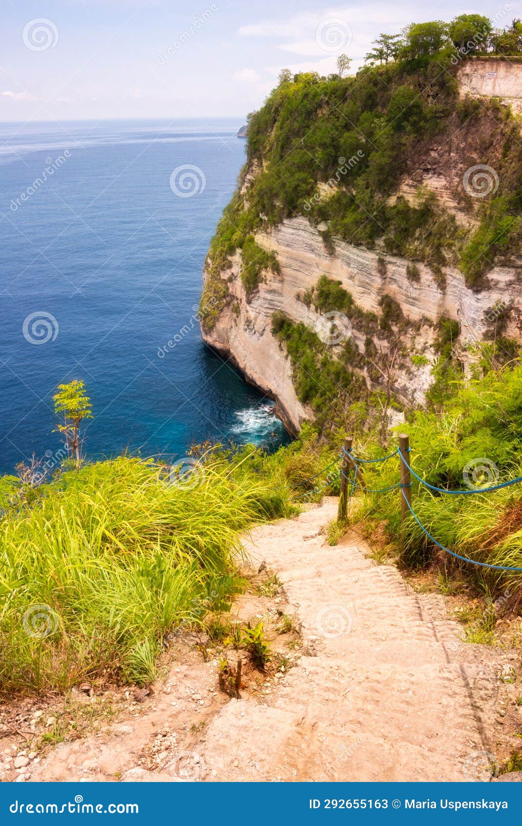 Path To the Beach on Bali Island, Indonesia Stock Image - Image of path ...