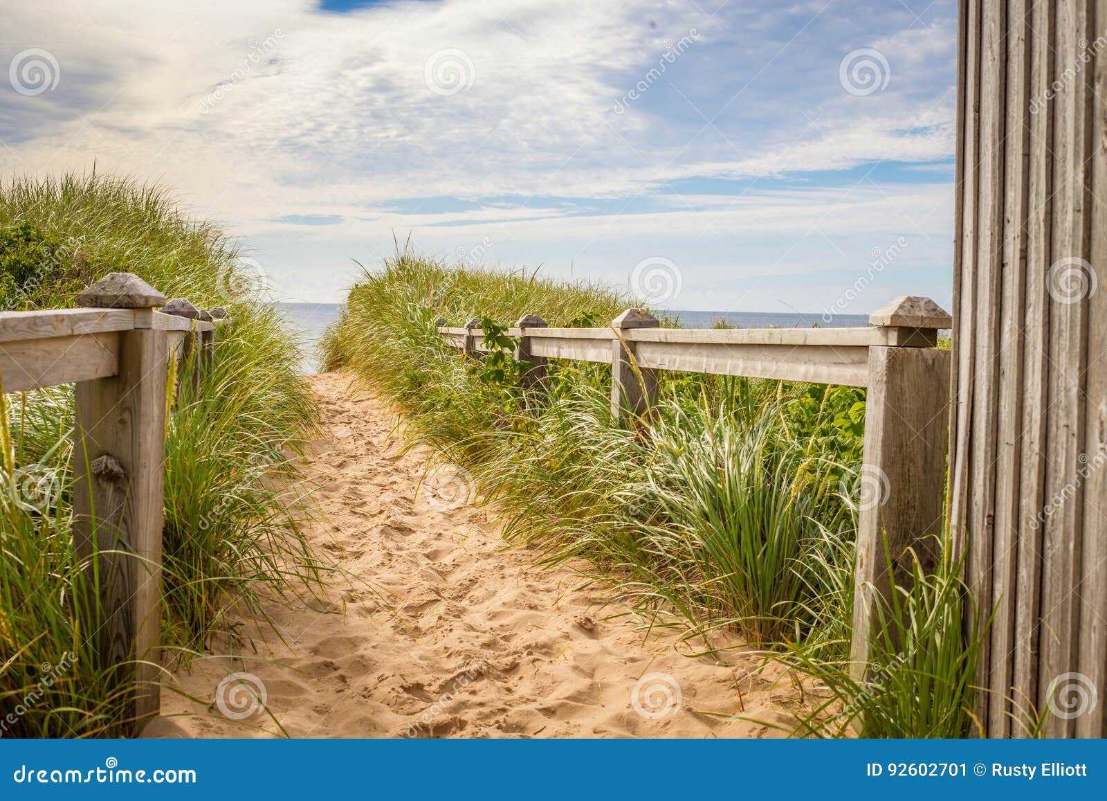 Path to beach stock image. Image of sandy, dunes, beach - 92602701