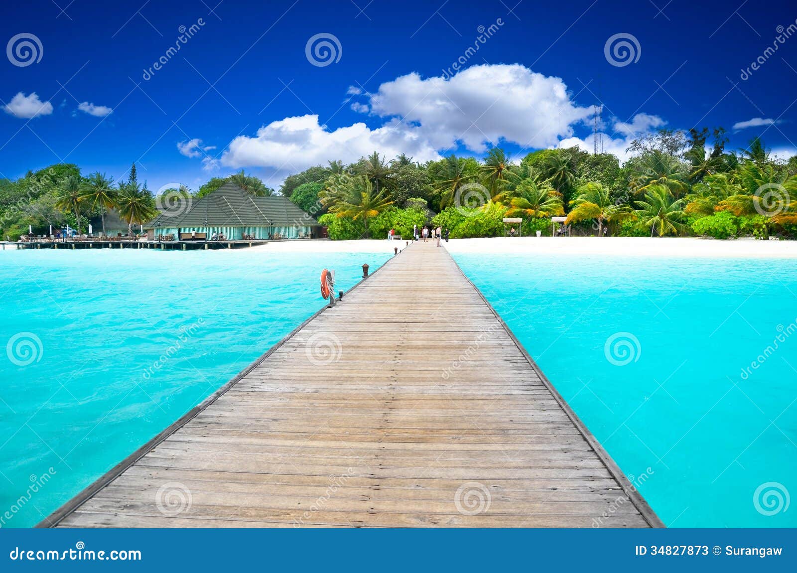 Path to beautiful island stock image. Image of beach - 34827873
