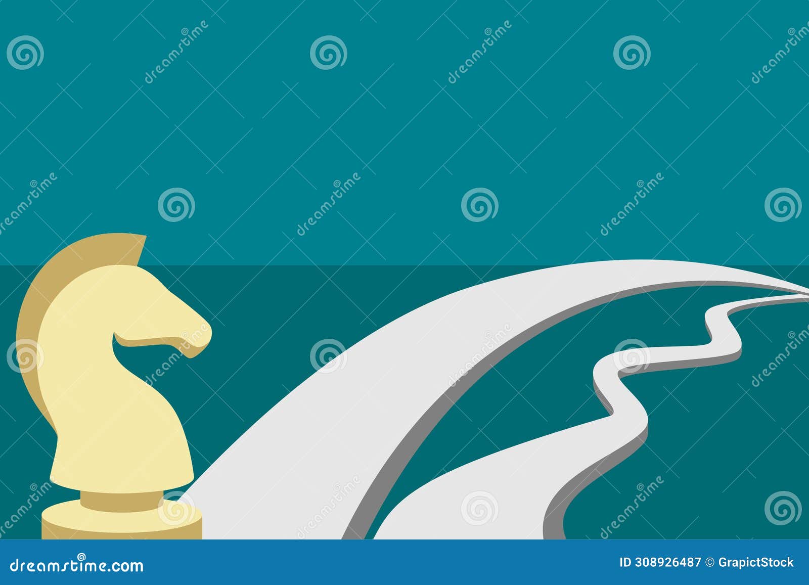 Path To Choose, Illustration Related To Strategy Stock Vector ...
