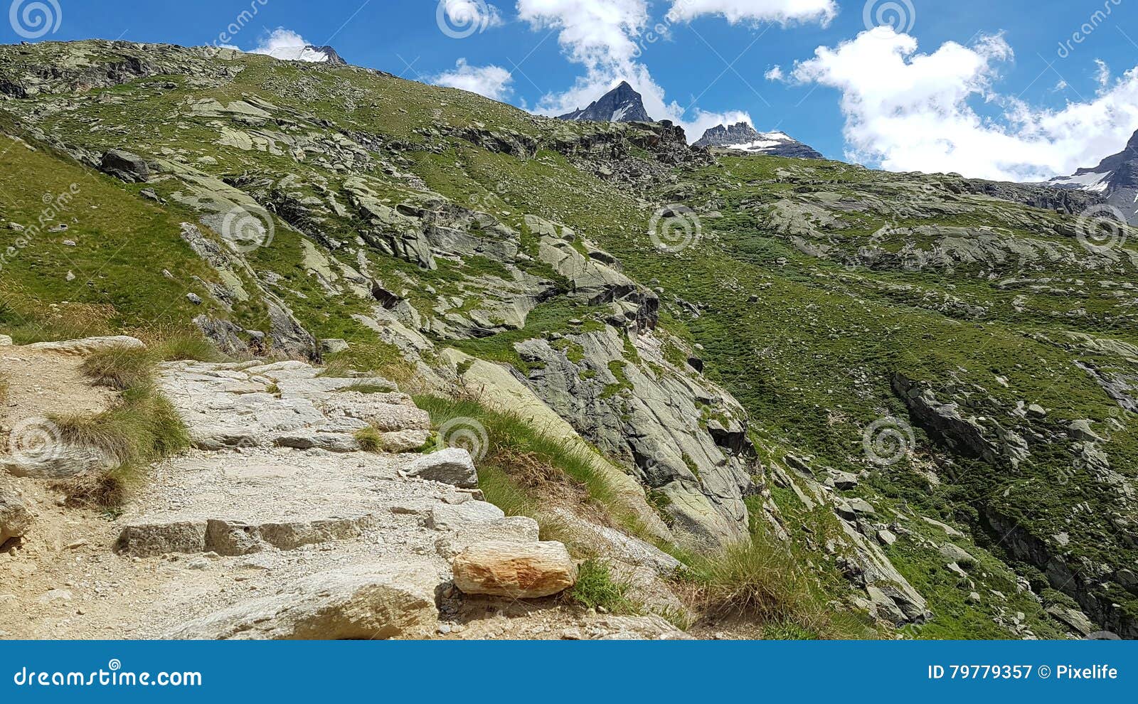 Path to go on the glacier stock image. Image of gran - 79779357