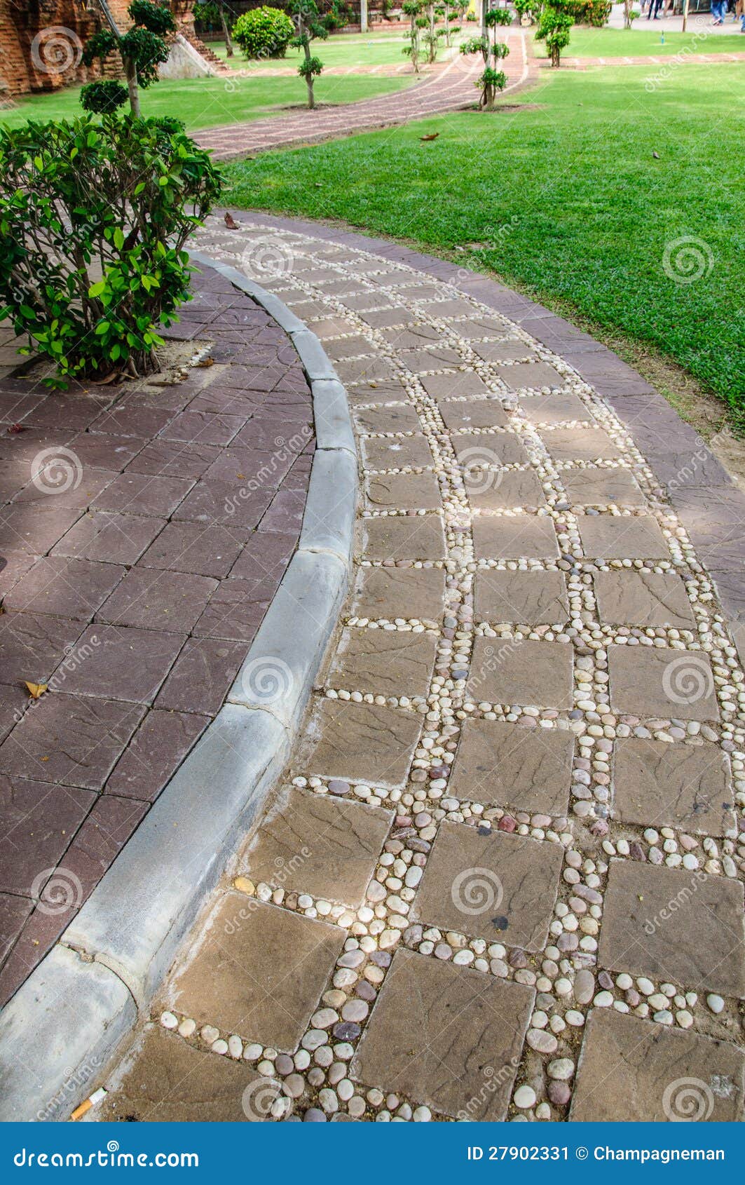 Path to the ground stock image. Image of culture, decorate - 27902331