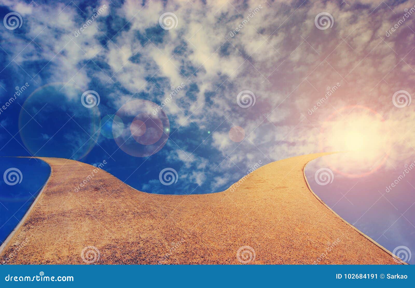 Path to heaven stock image. Image of light, sand, grey - 102684191
