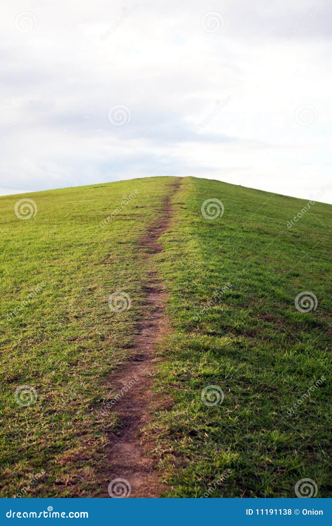 Path to the hilltop stock photo. Image of hill, peaceful - 11191138