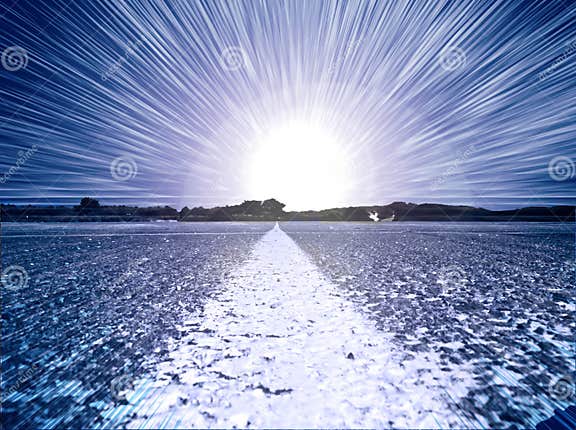Path to light stock photo. Image of road, street, explosion - 3609768