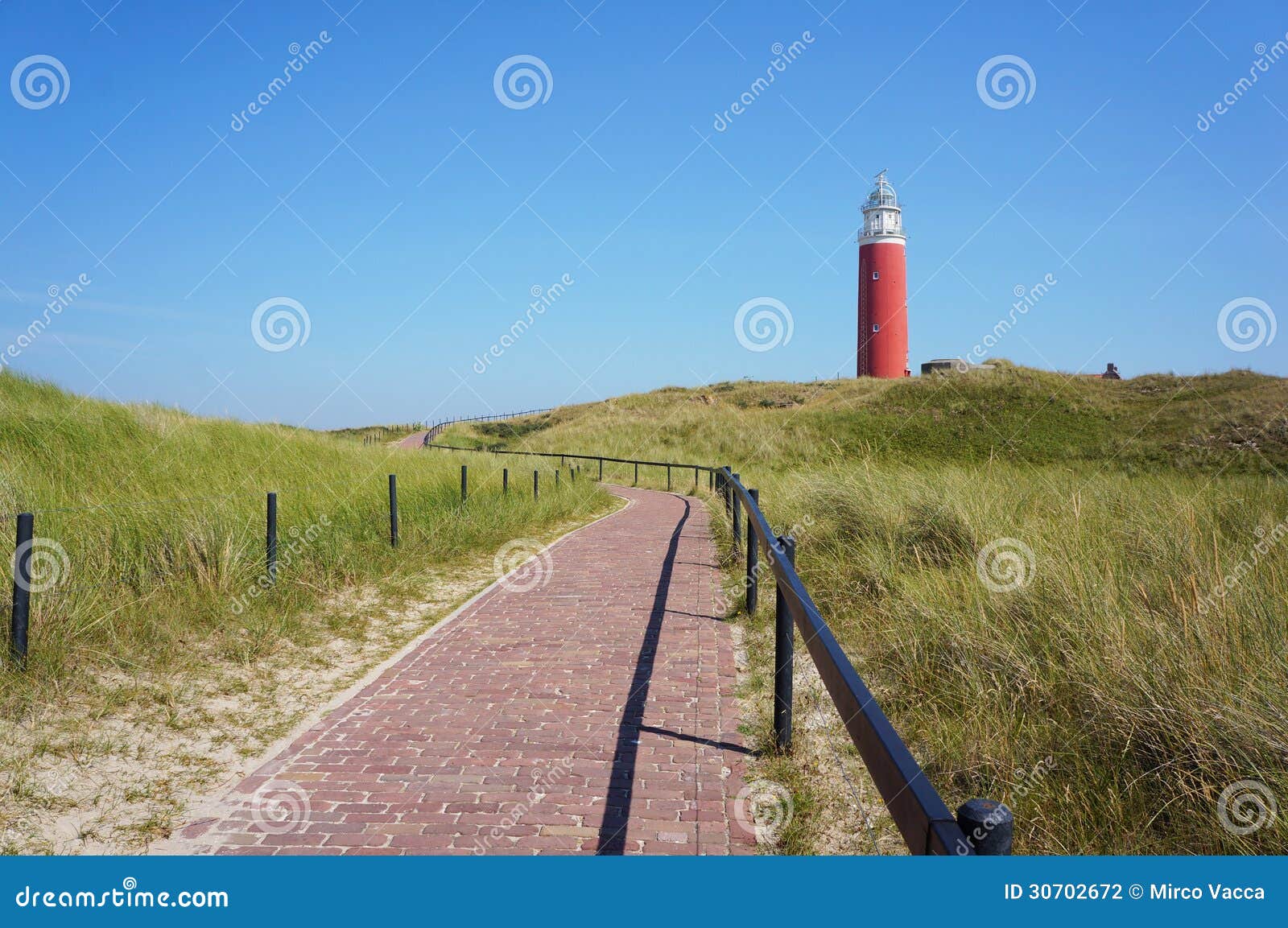 Path to the lighthouse stock photo. Image of texel, path - 30702672