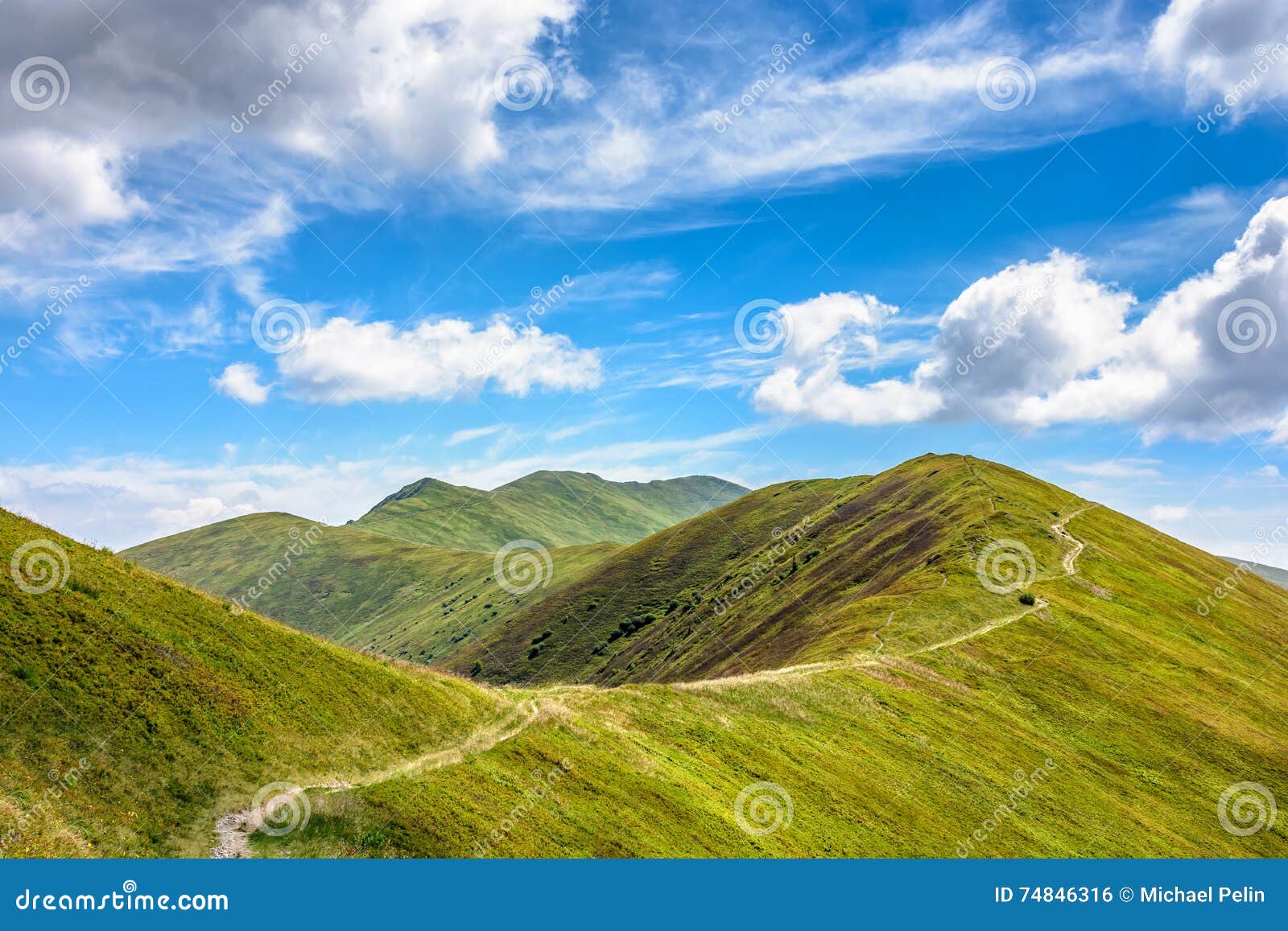 Path to the mountain top stock photo. Image of mountain - 74846316
