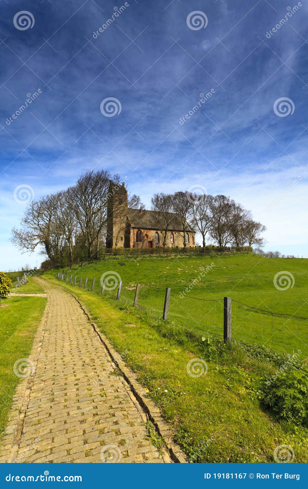 Path to an old church stock image. Image of green, beautiful - 19181167