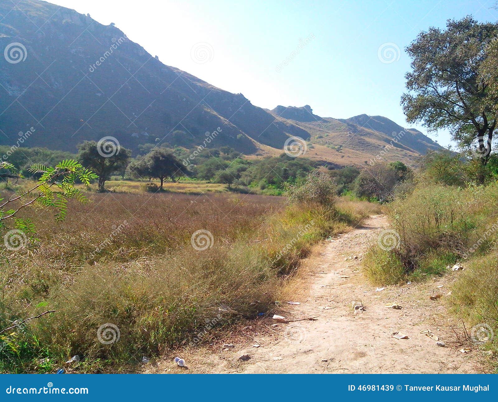 Path To the Salt Range Mountains Stock Image - Image of destination ...