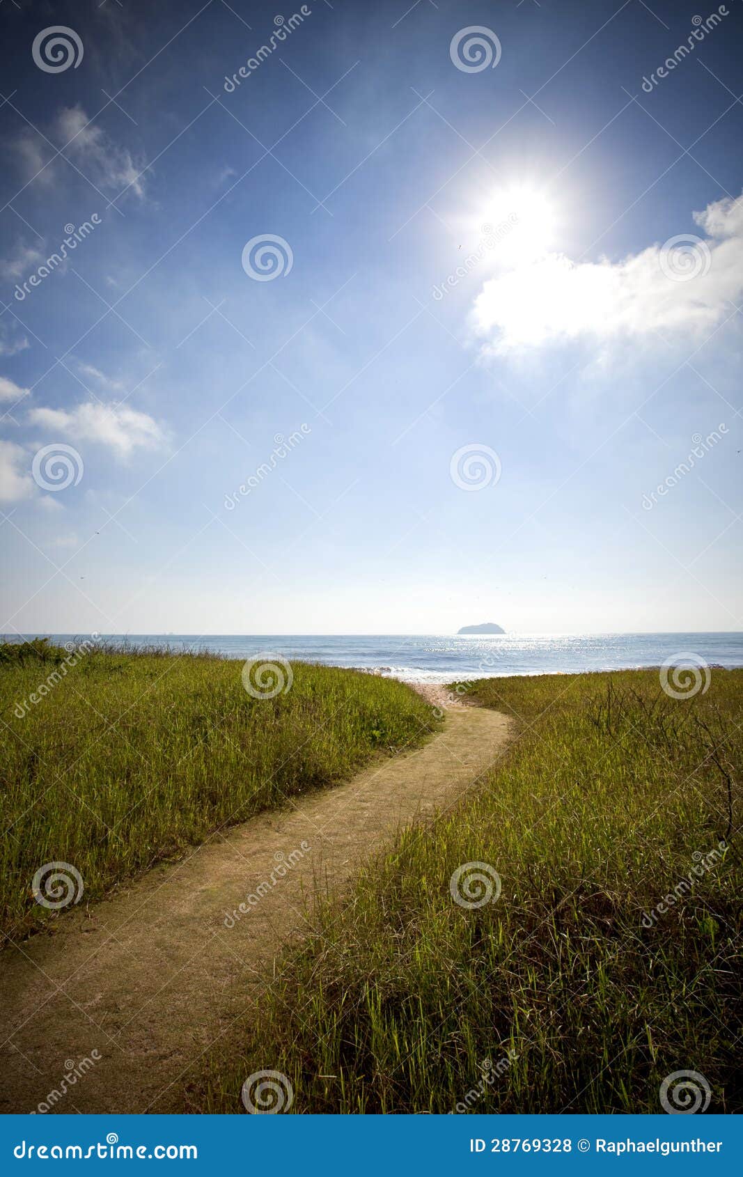 Path to the sea stock photo. Image of ocean, walk, landscape - 28769328