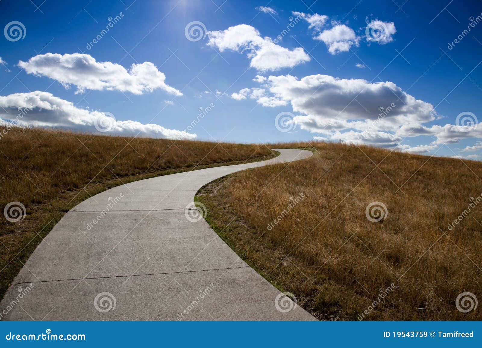 Path to the sky stock image. Image of outside, pavement - 19543759