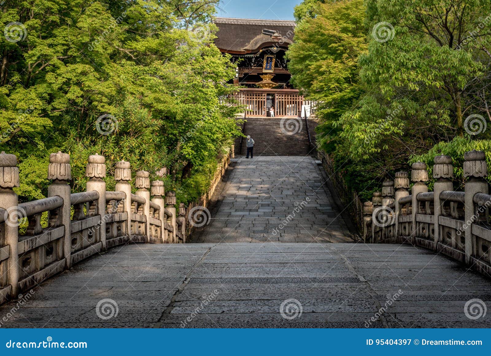 Path towards a temple stock image. Image of japan, buddhist - 95404397