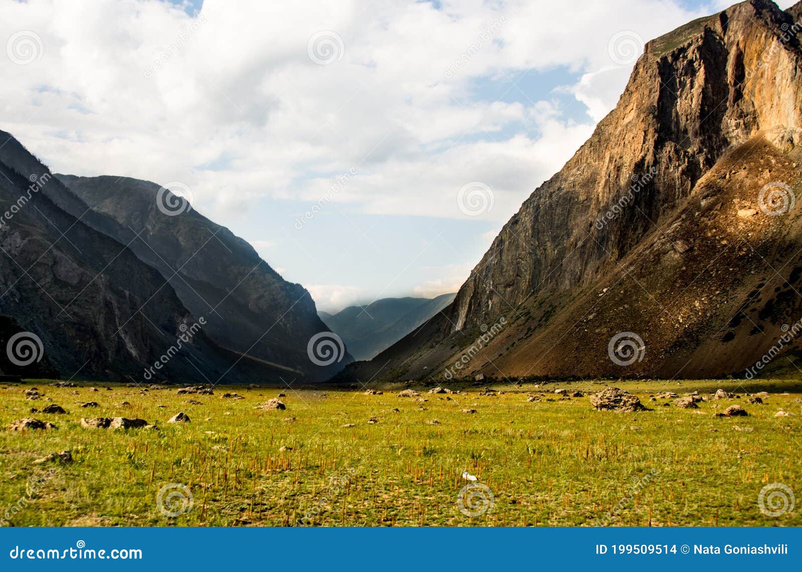 The path in the mountains stock photo. Image of path - 199509514