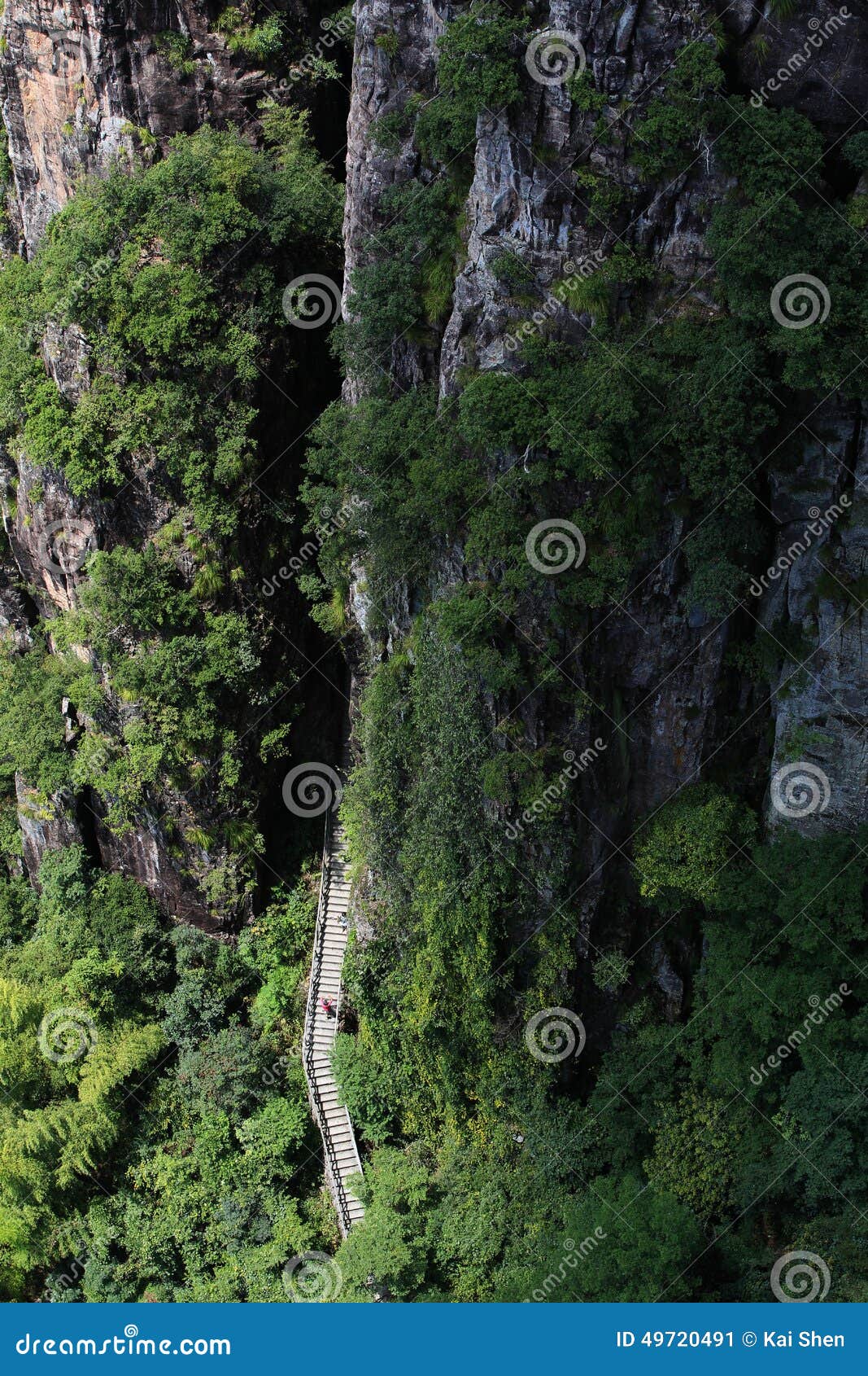 The Path between Two Mountains Stock Image - Image of climbing, modern ...