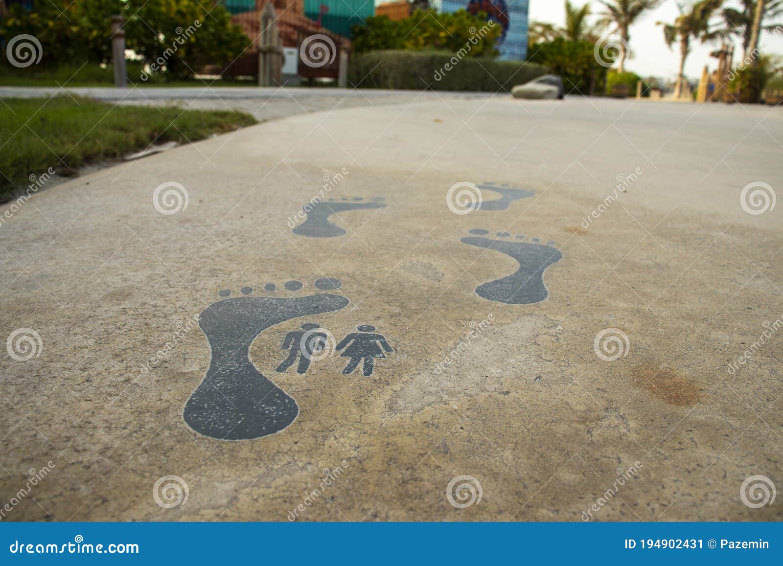 Path Walk in La Mer Beach, Dubai, UAE Stock Image - Image of travel ...