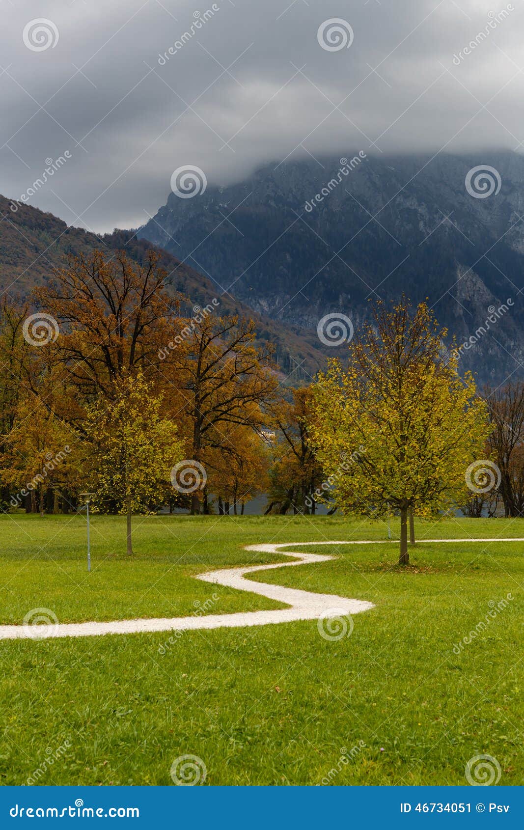 Path winding on park stock image. Image of outdoors, nature - 46734051