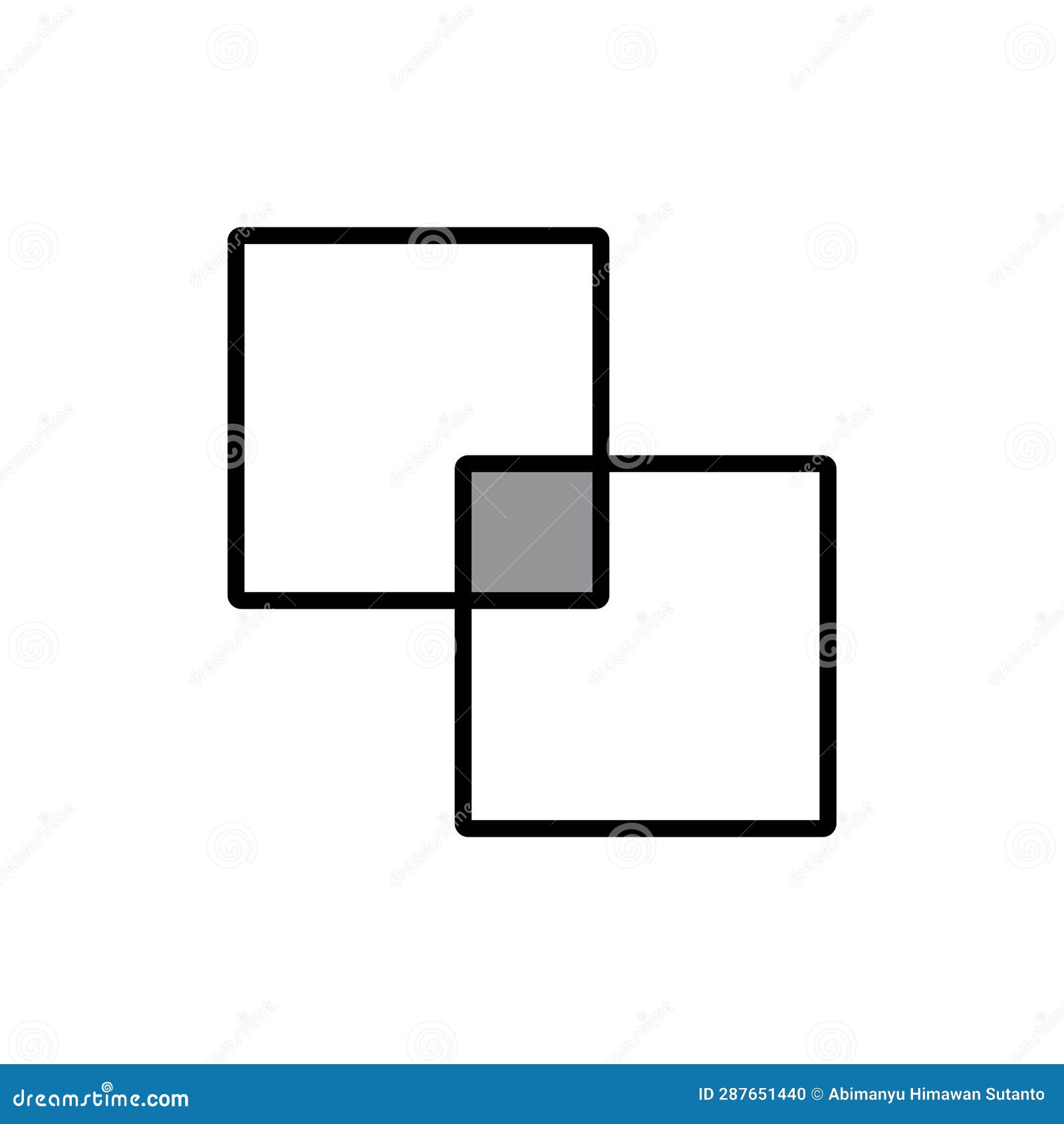 Pathfinder icon vector stock illustration. Illustration of panel ...