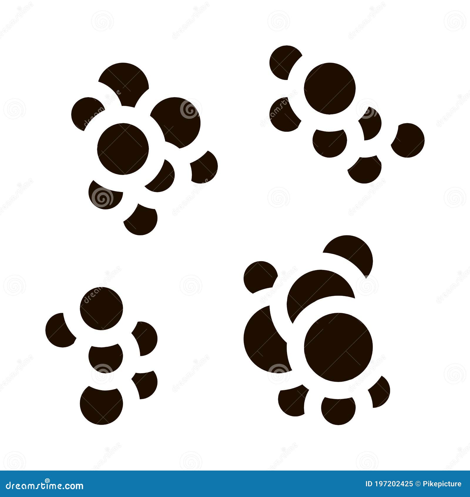 Pathogen Bacterium Vector Sign Icon Stock Vector - Illustration of ...