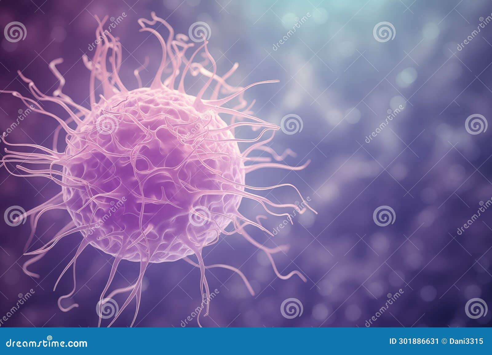 Pathogen Close-up Visualization Stock Illustration - Illustration of ...