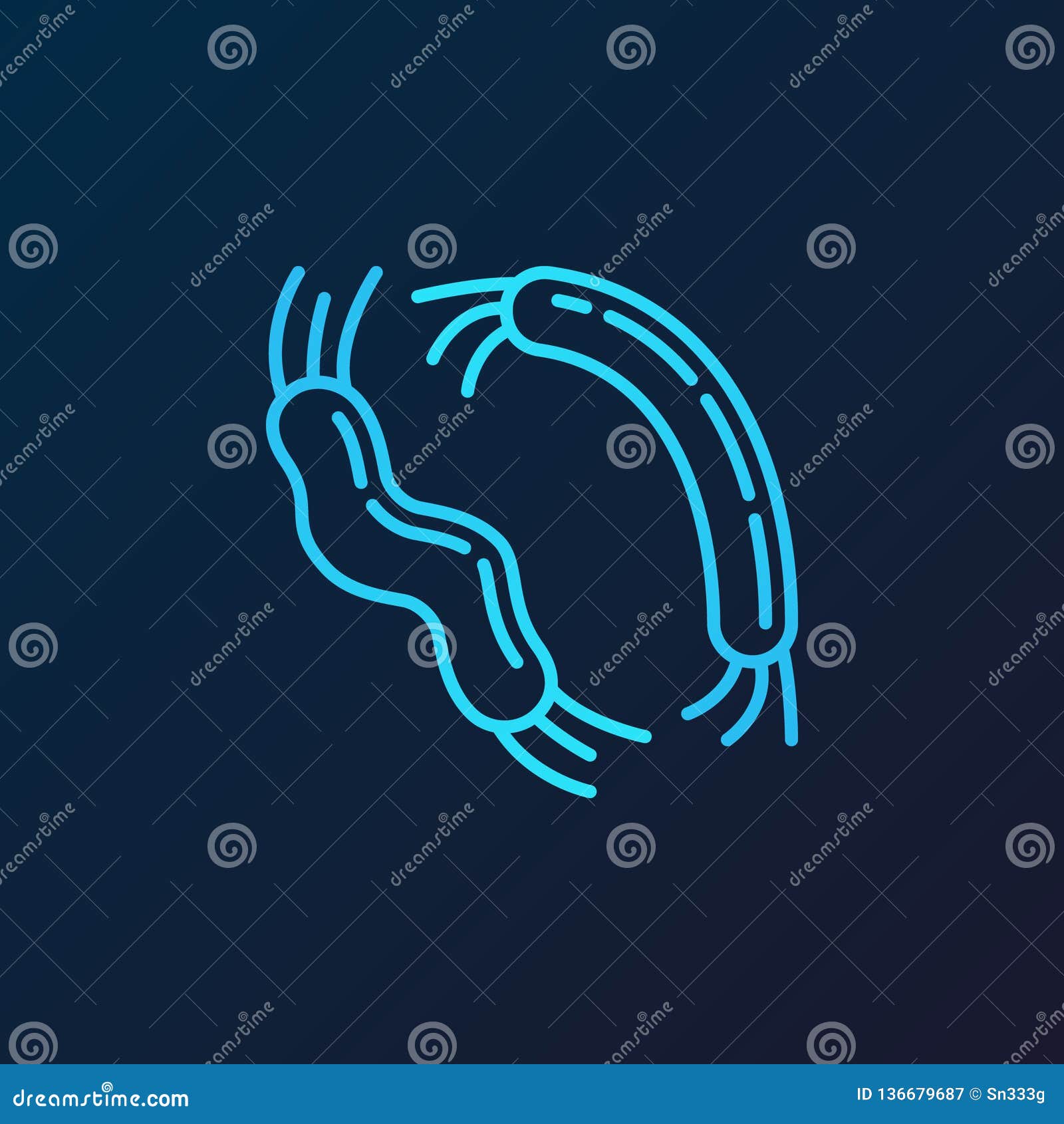 Vector Virology Laboratory Logo On White Background. | CartoonDealer ...