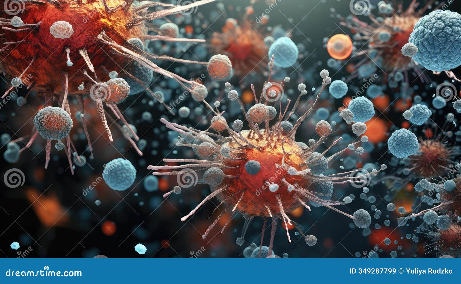 Pathogenic Bacteria and Microbes Created by Neural Network, Generative ...