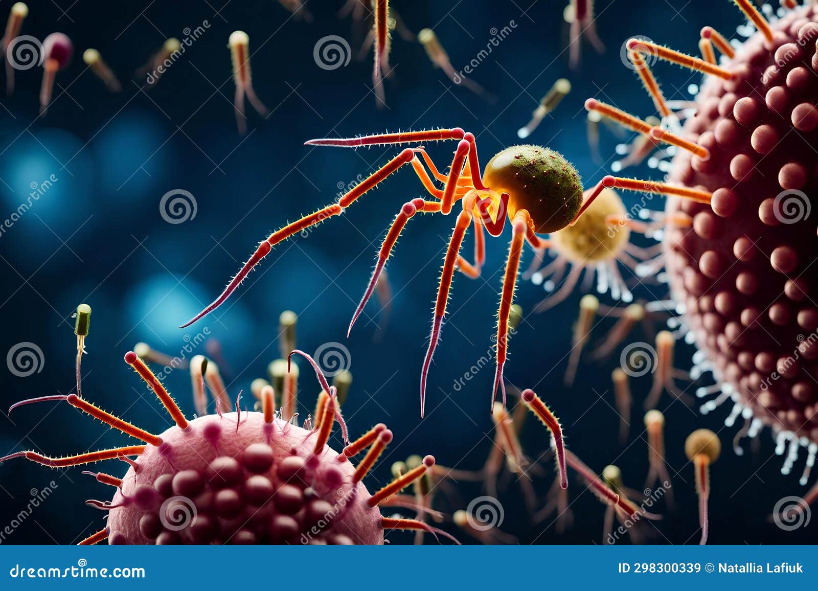 Pathogenic Microorganisms Medical Concept Illustration Stock ...