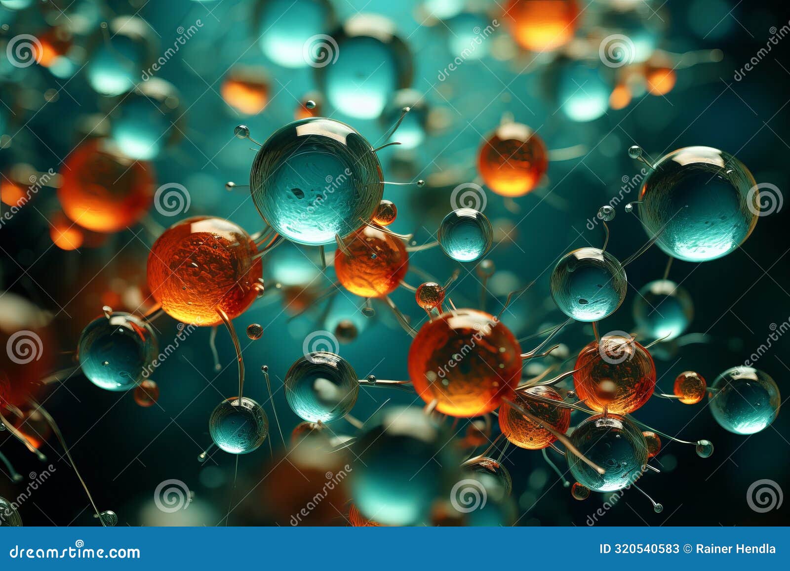 Viral Cell Illustration - Infection, Disease Spread, and Pathogen ...