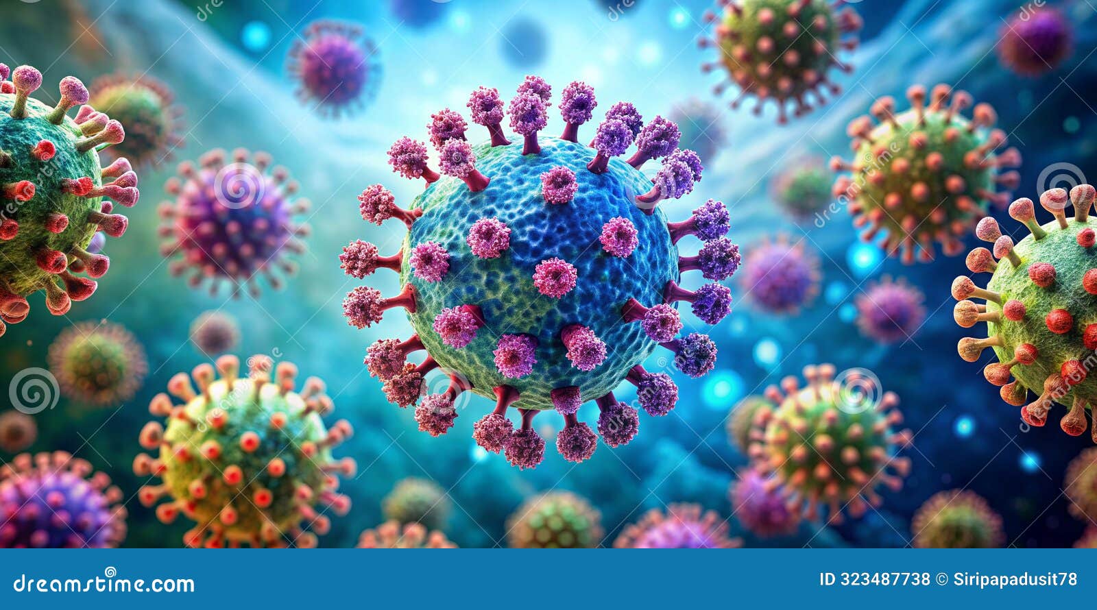 Pathogenic Viruses Causing Infection in Host Organism Viral Disease ...