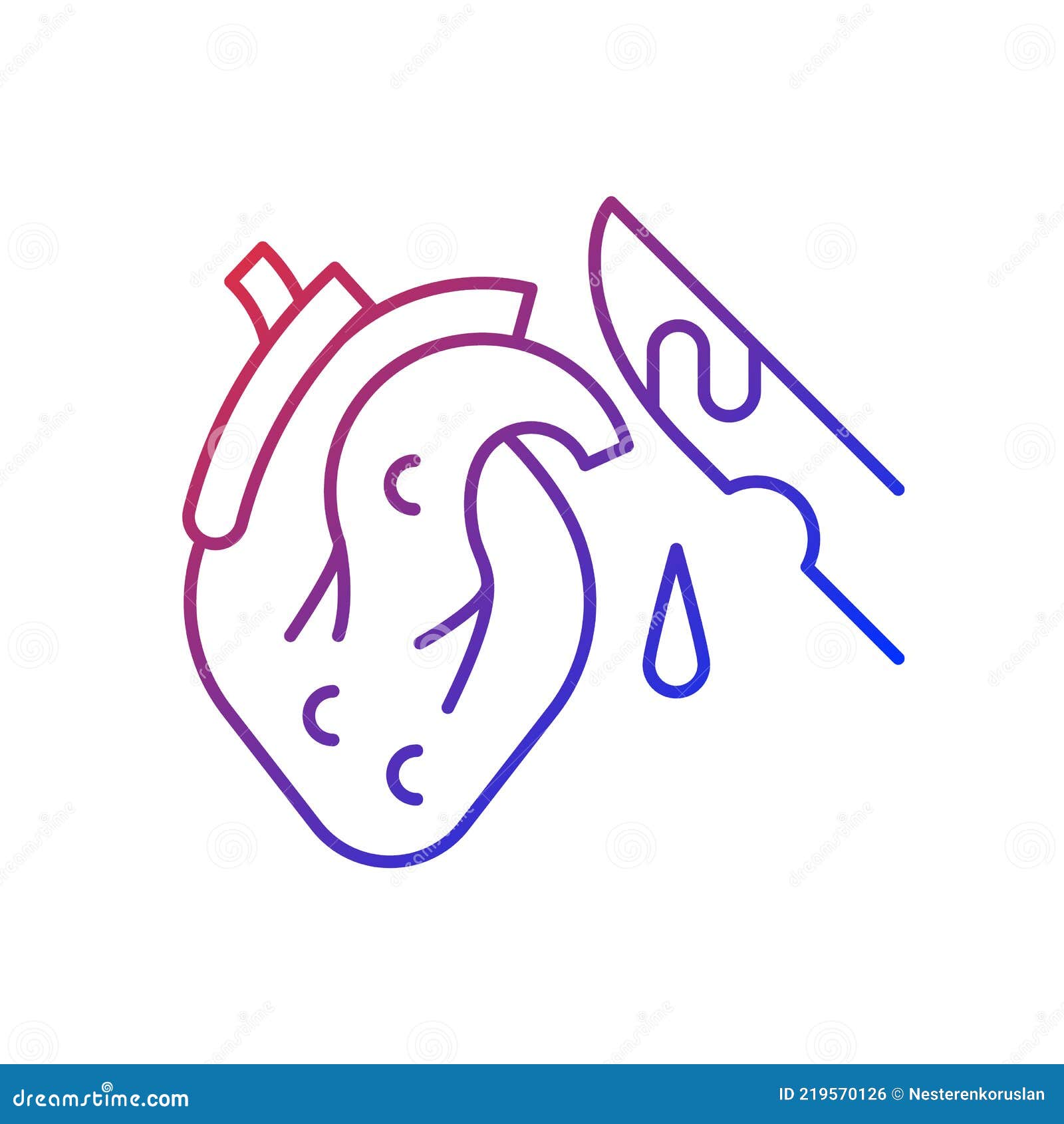 Pathological Waste Linear Icon Cartoon Vector | CartoonDealer.com ...