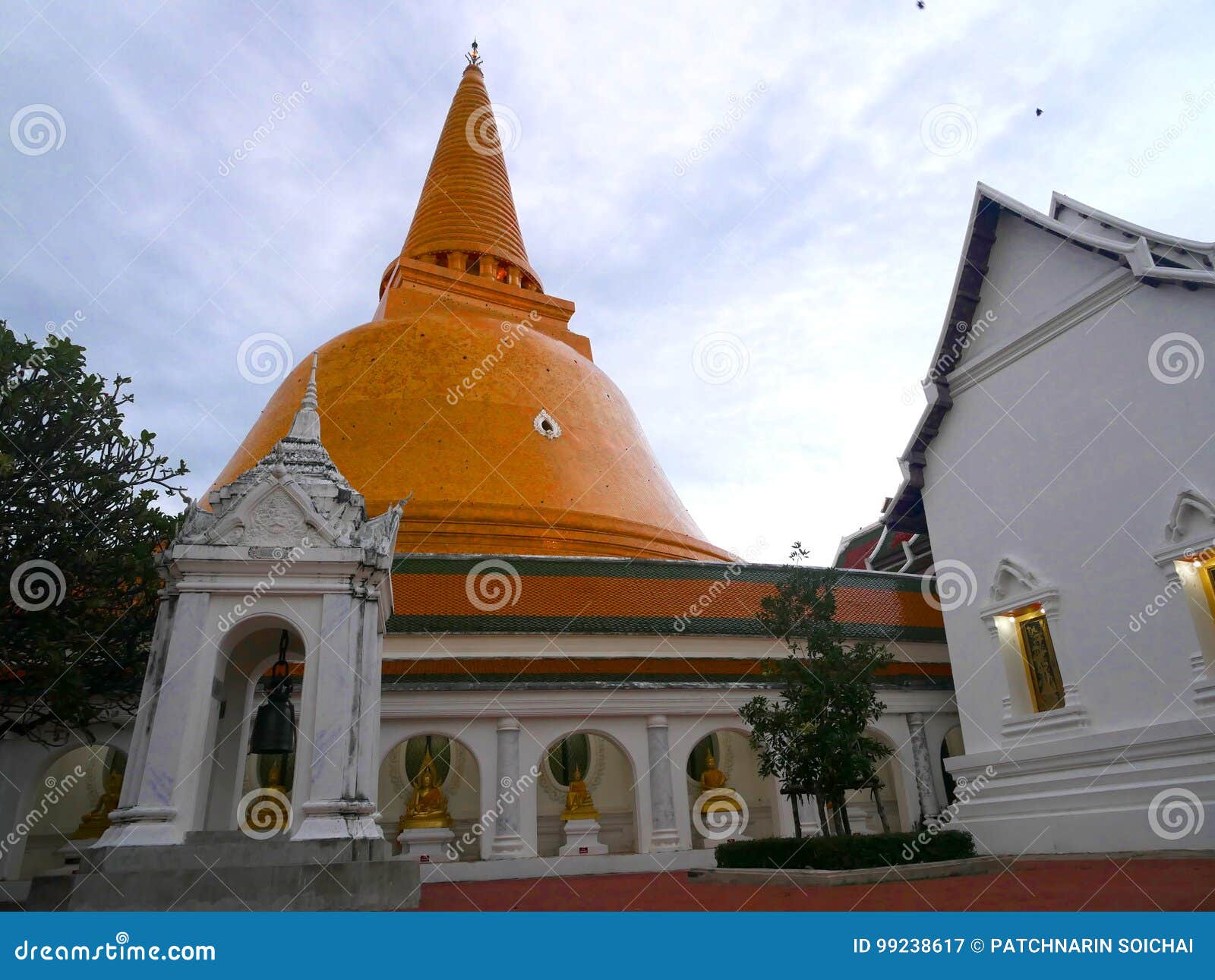 Pathommachedi a Stupa in Thailand Editorial Photography - Image of ...
