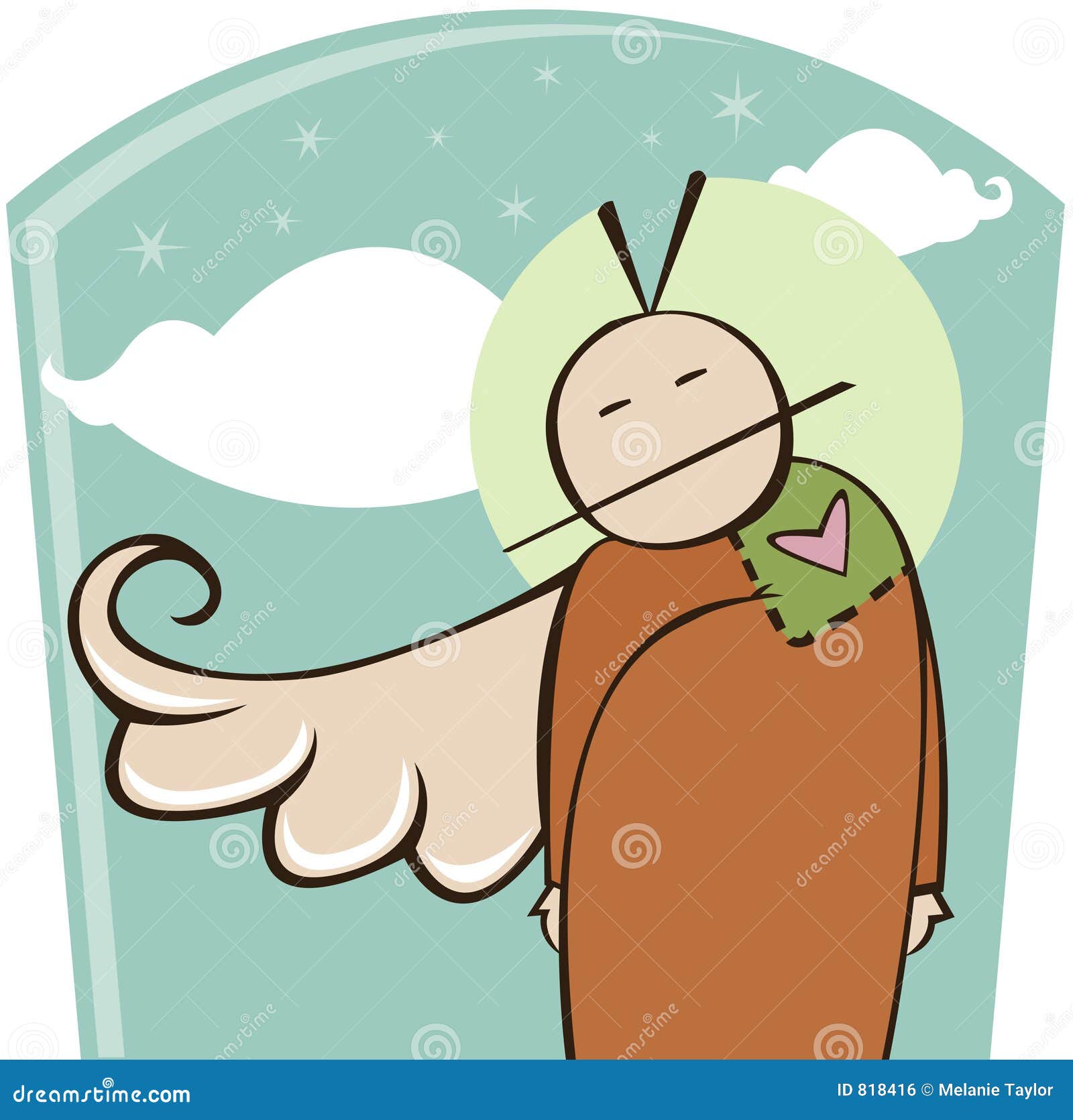 Pathos Angel stock vector. Illustration of death, partly - 818416