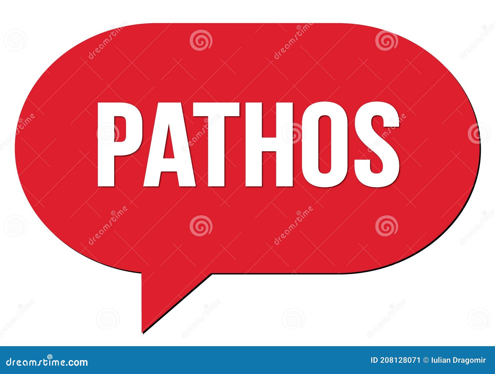 PATHOS Word Written On Red Round Stamp Stock Image | CartoonDealer.com ...
