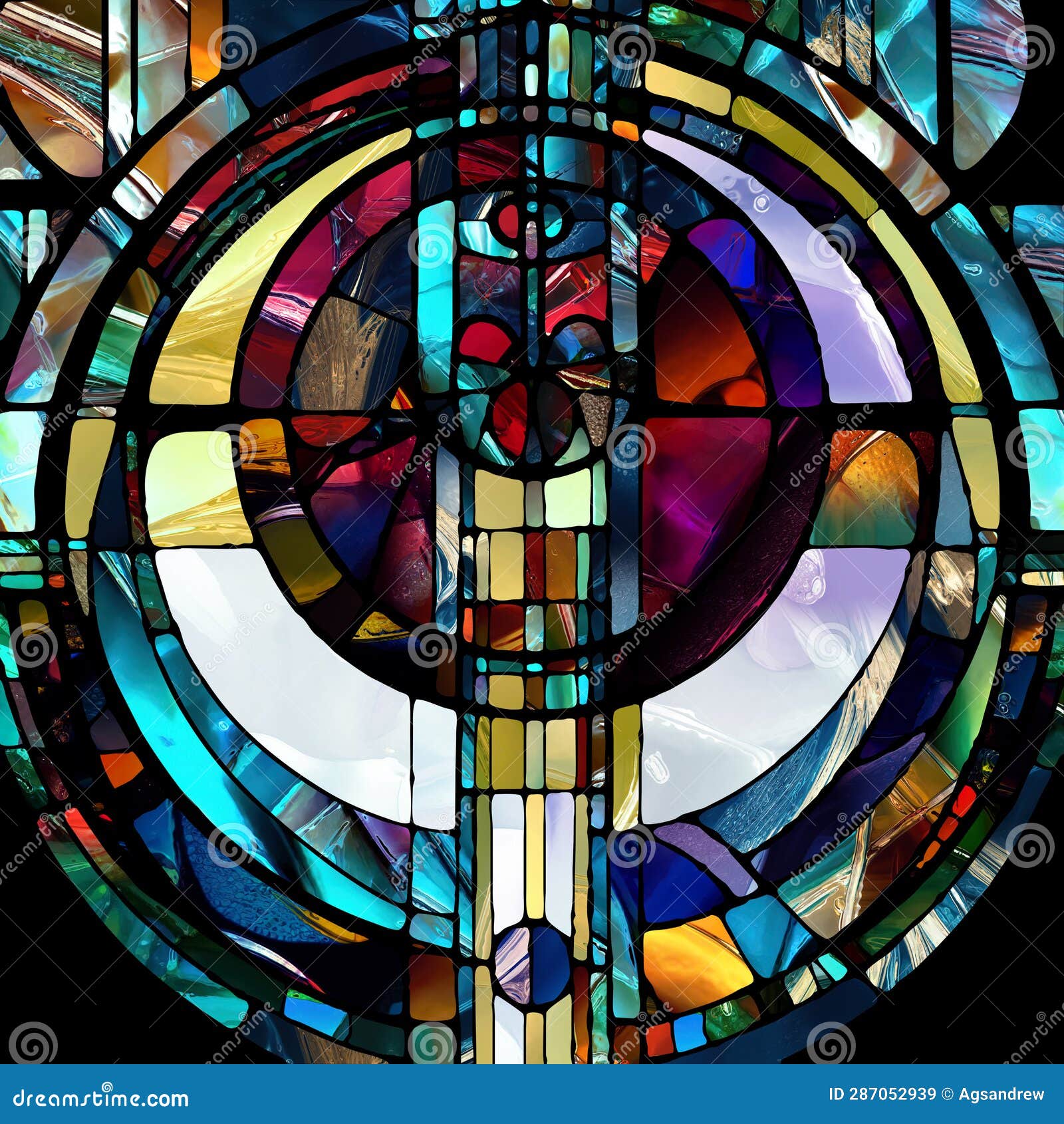 Paths of Bright Glass stock image. Image of illuminated - 287052939