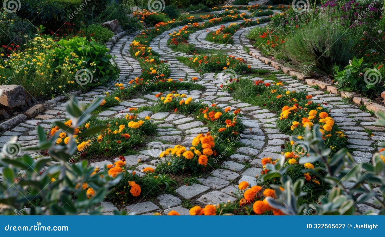 The Paths of the Garden Intertwine and Intersect Just Like the ...