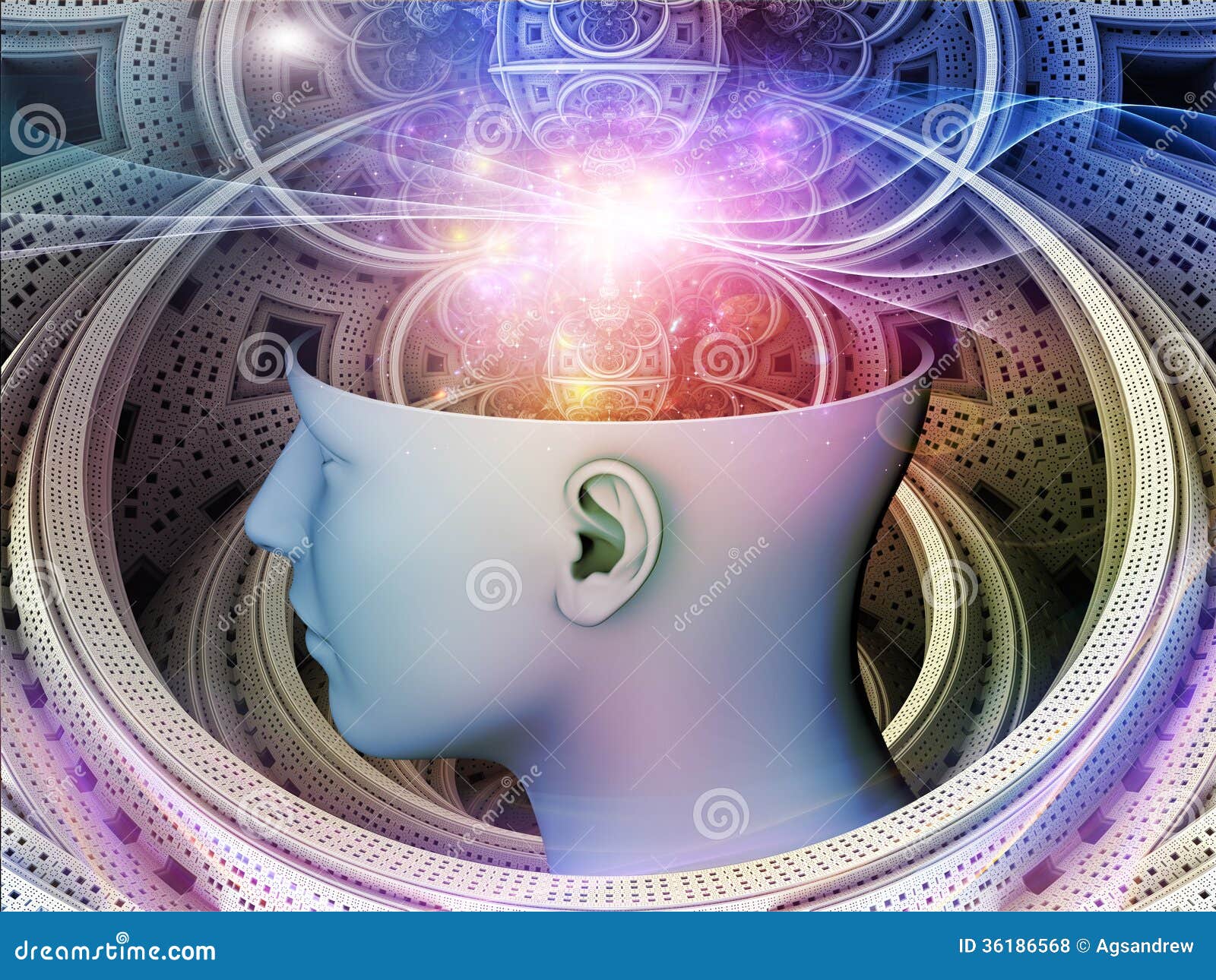 Paths of the Mind stock photo. Image of flow, concept - 36186568