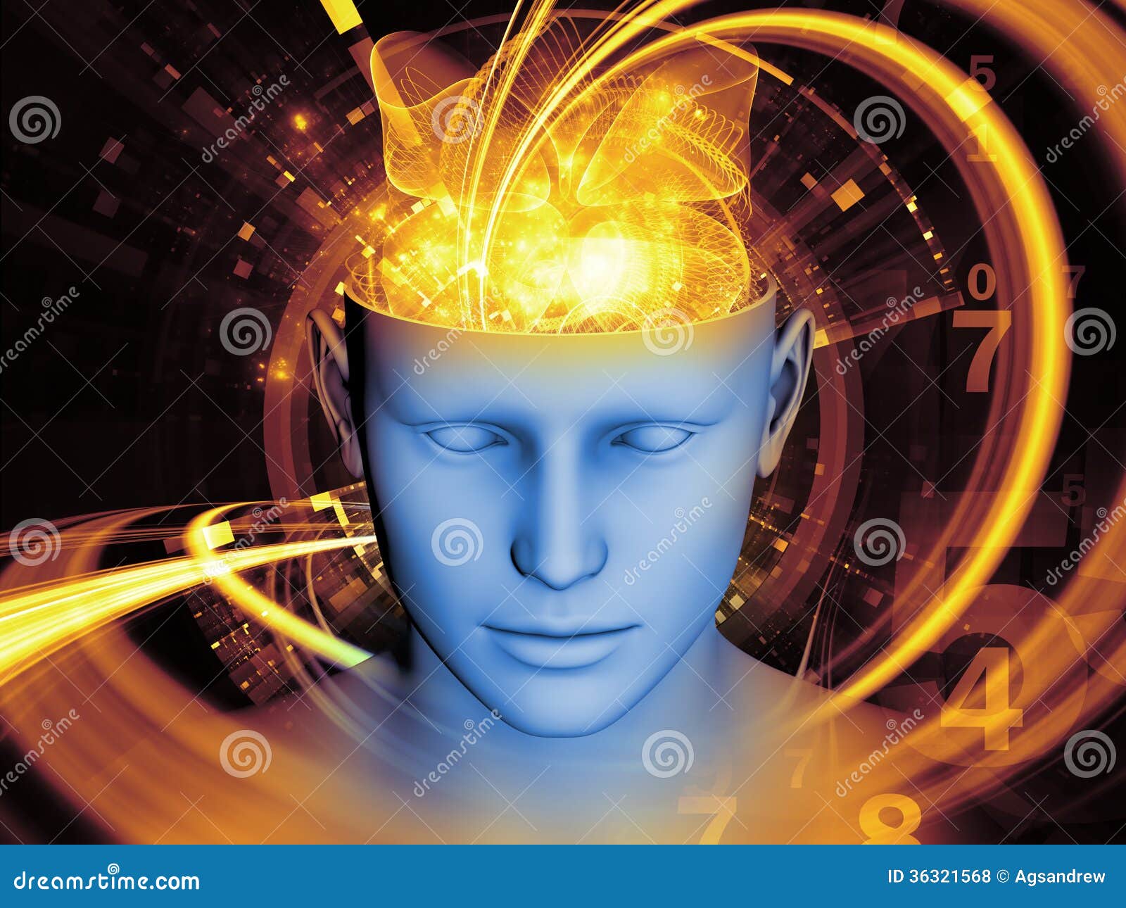 Paths of the Mind stock illustration. Illustration of creative - 36321568