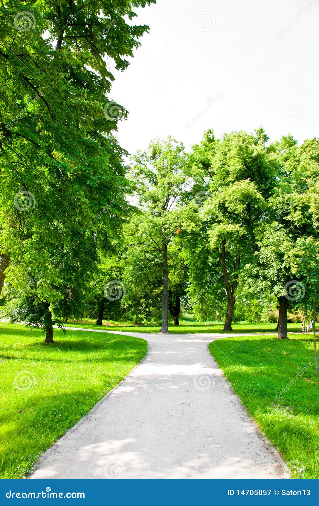 Paths in the park stock image. Image of green, outdoor - 14705057