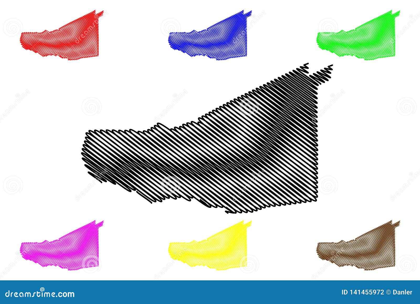 Pathum Thani Province Map Vector Stock Vector - Illustration of flat ...