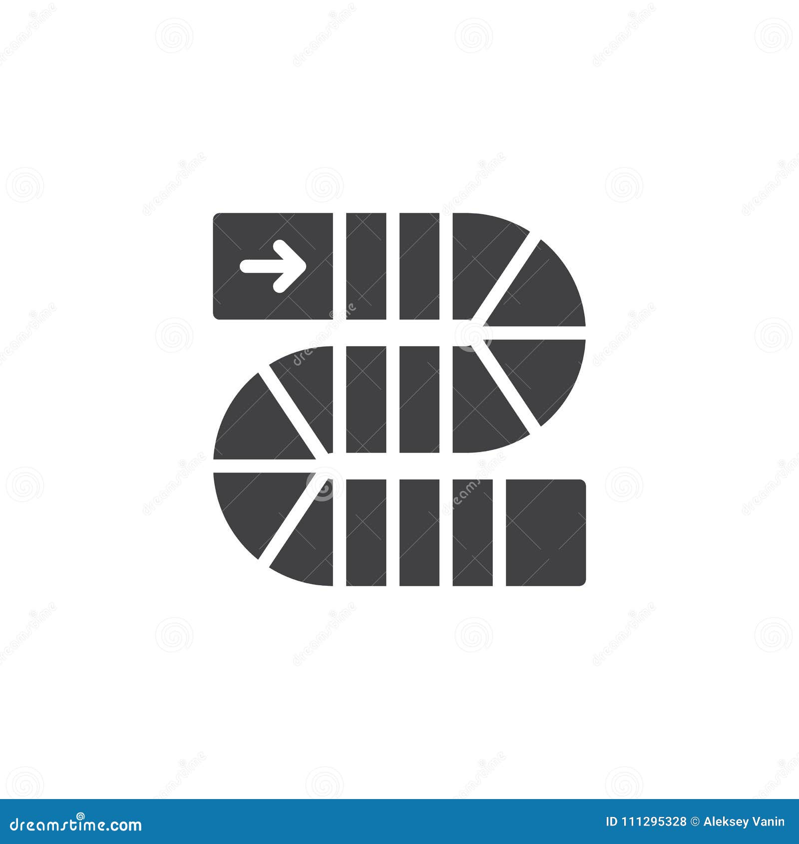 Pathway Board Game Vector Icon Stock Vector - Illustration of level ...