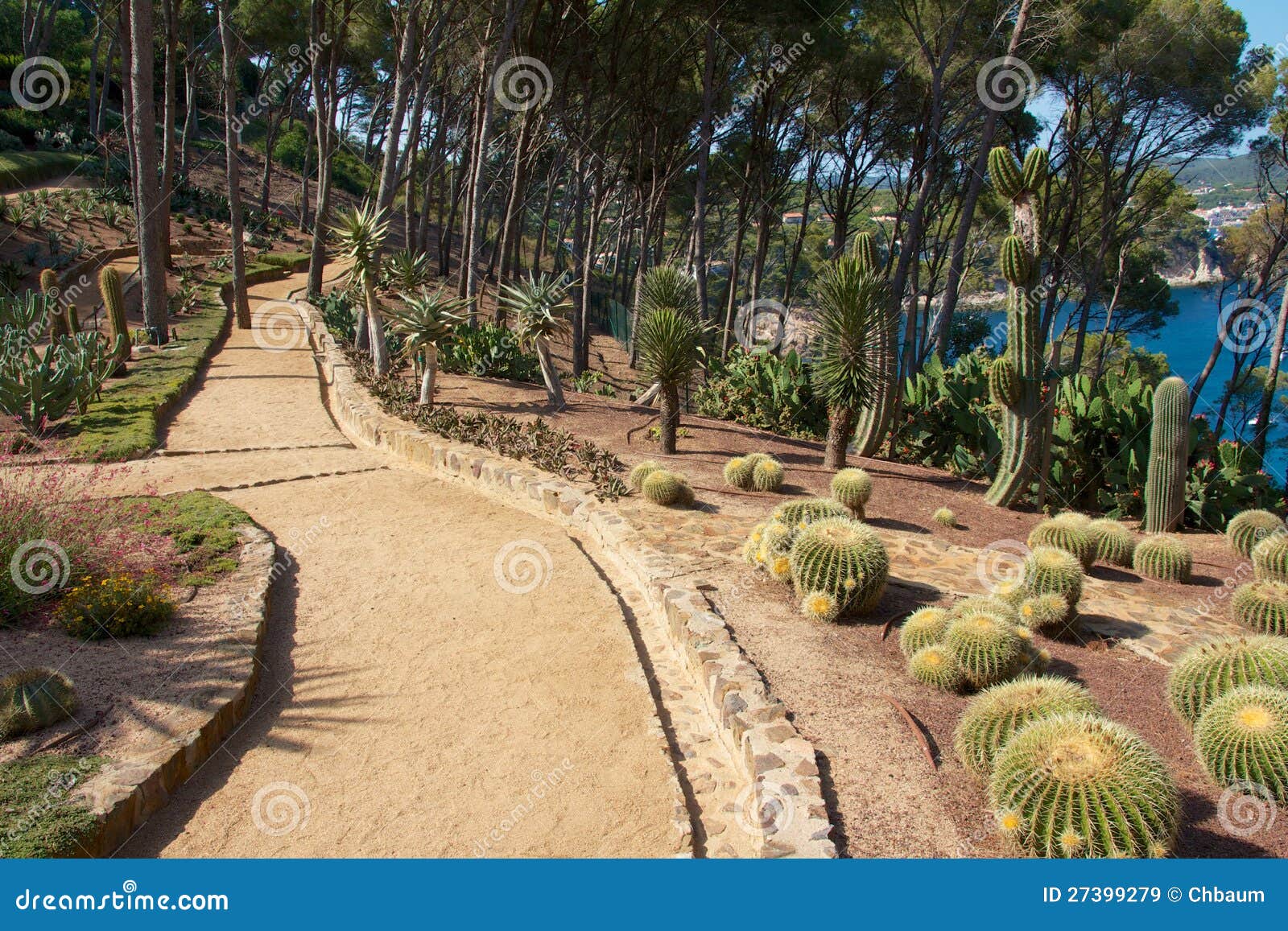 Pathway In A Botanical Garden Royalty-Free Stock Photo | CartoonDealer ...