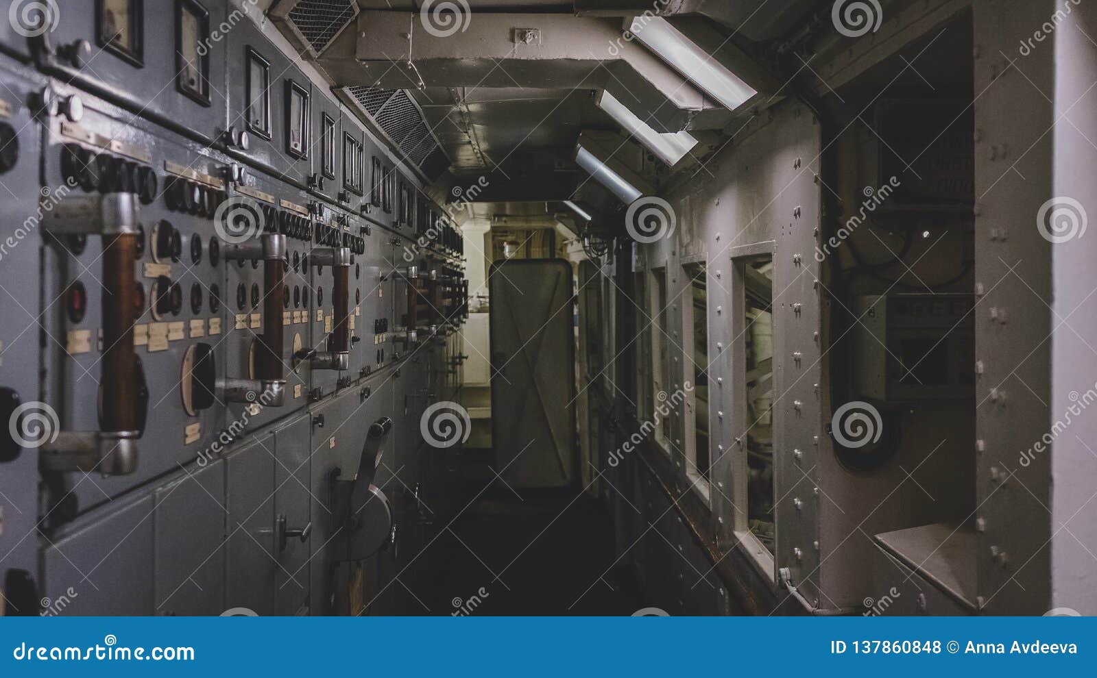 Pathway in the Control Section Stock Photo - Image of industry ...