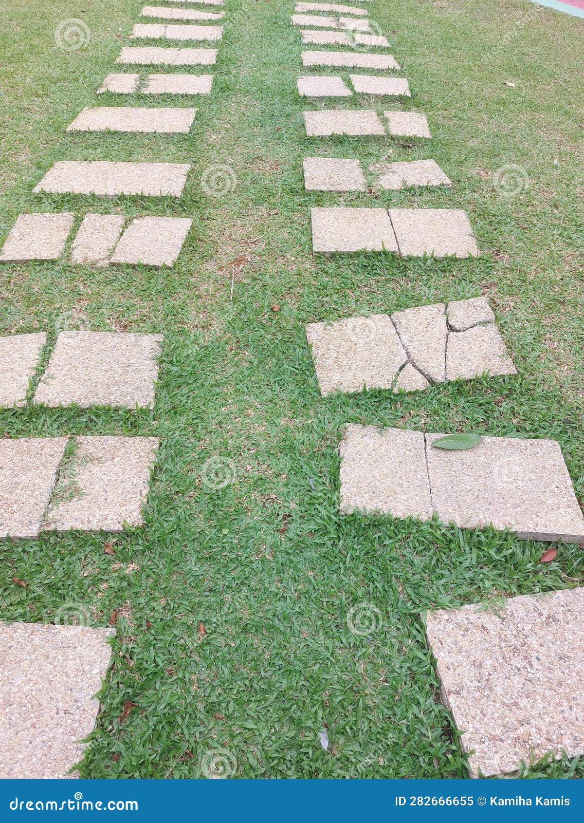 Pathway Design in Botanical Garden Melaka Malaysia Stock Image - Image ...