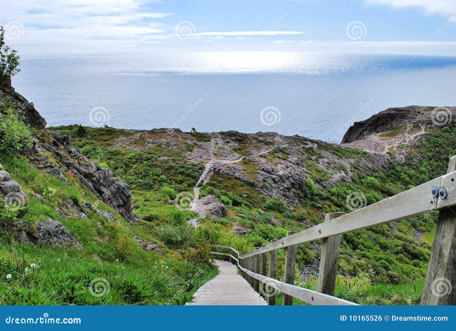 Pathway through hillside stock photo. Image of hilly - 10165526