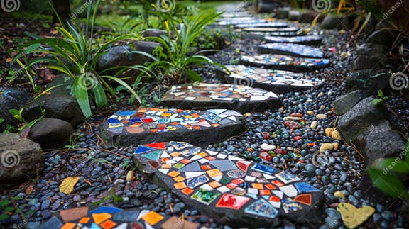 Pathway Made of Rocks and Stones Stock Photo - Image of rocks ...