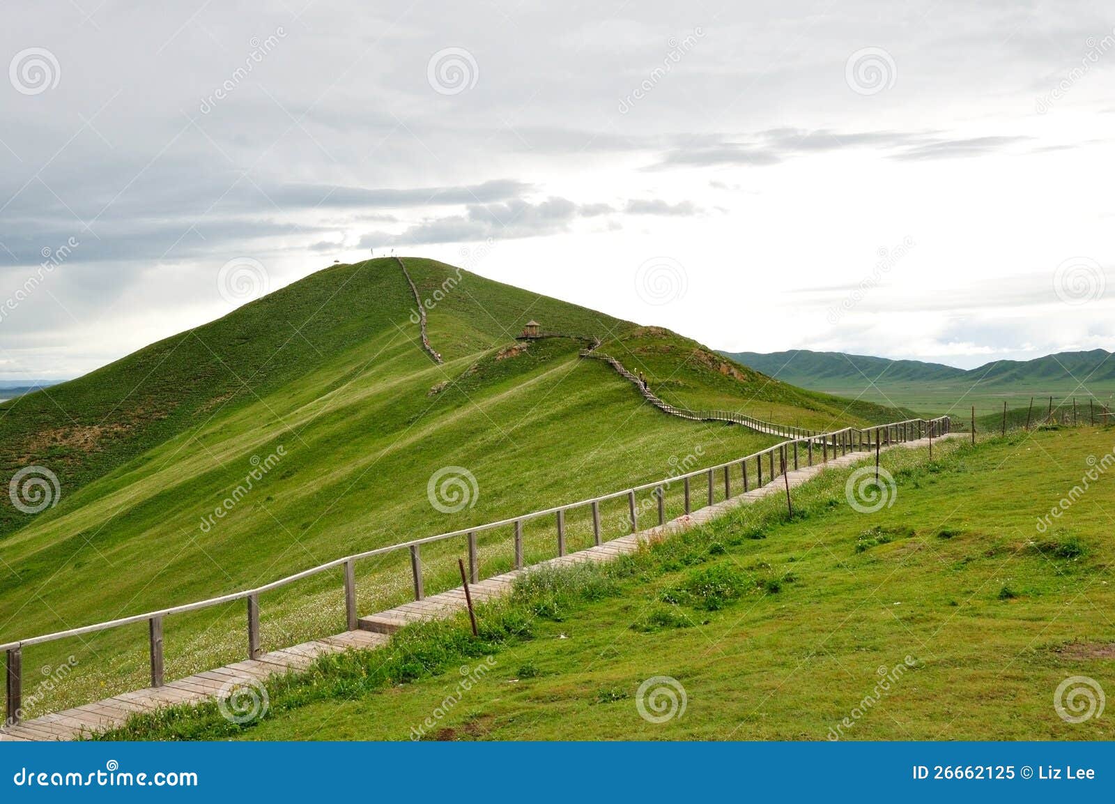 Pathway on mountain stock image. Image of hill, grass - 26662125
