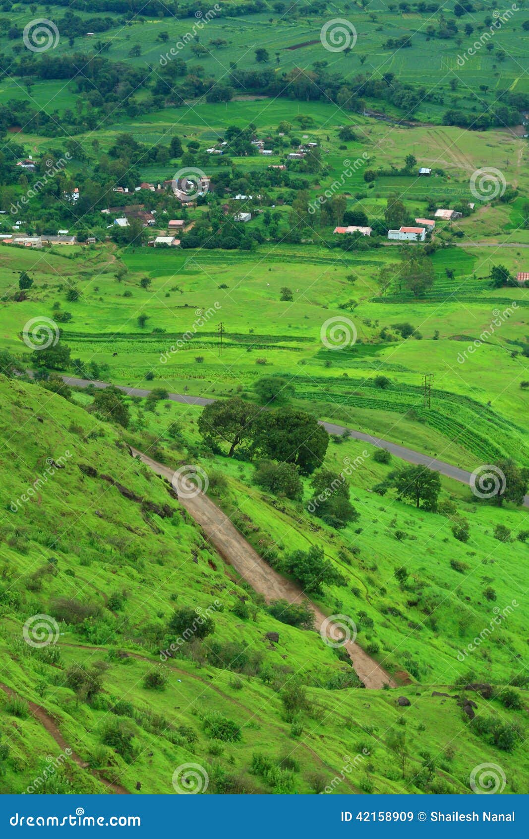 Pathway From The Mountain Royalty-Free Stock Photography ...