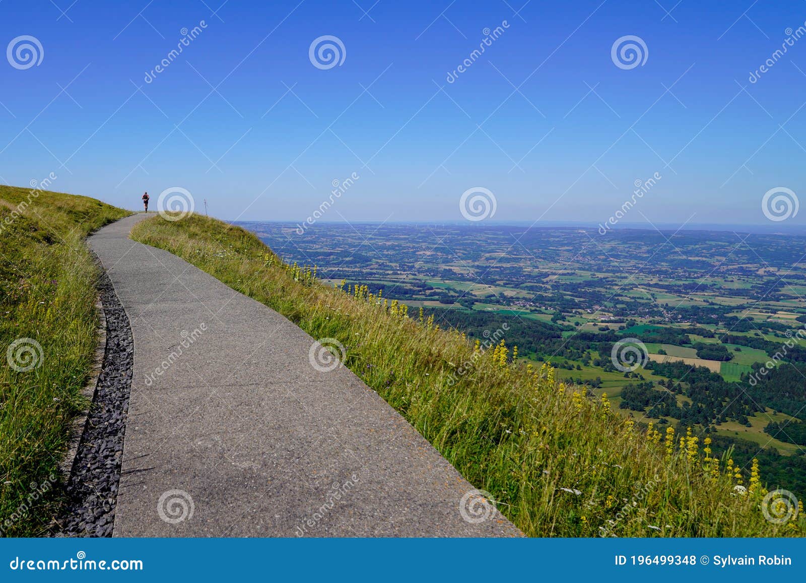 Pathway In Kur Valley In Mala Fatra Near Krasnany Village Royalty-Free ...