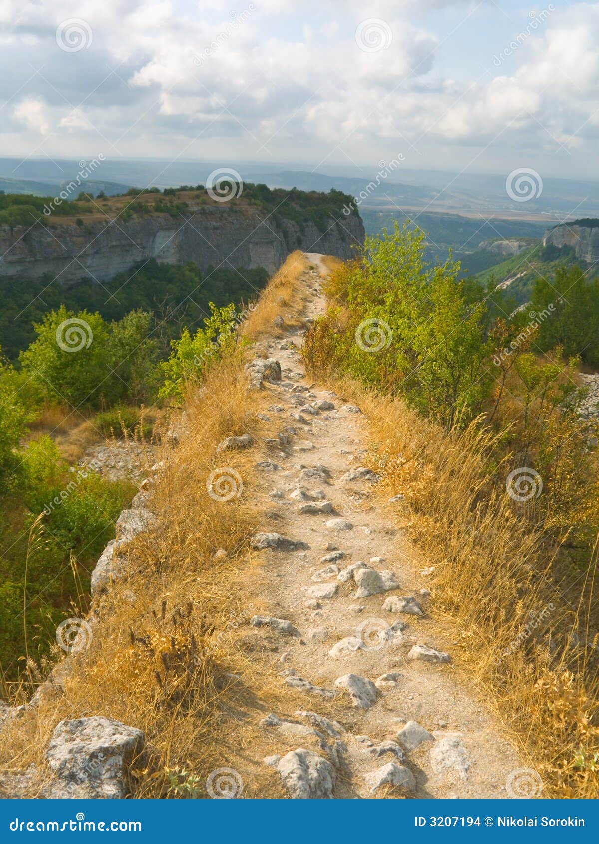 Pathway in mountains stock photo. Image of precipice, dirt - 3207194