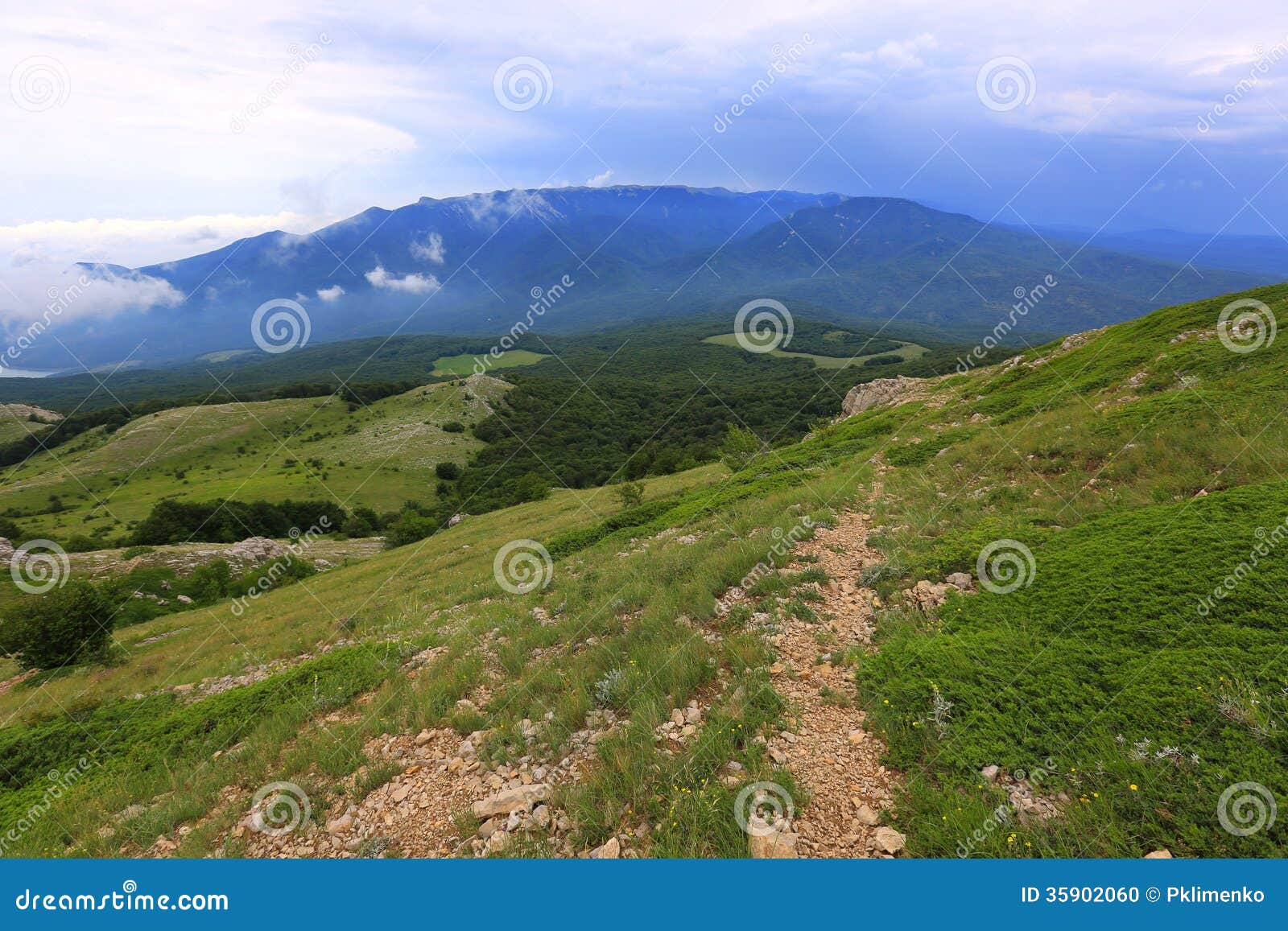 Pathway in mountains stock photo. Image of pathways, scenery - 35902060